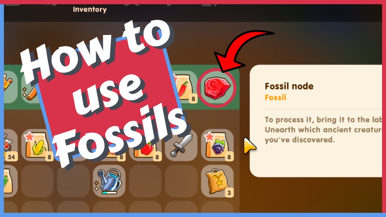 How To Use Fossils in Coral Island - YouTube