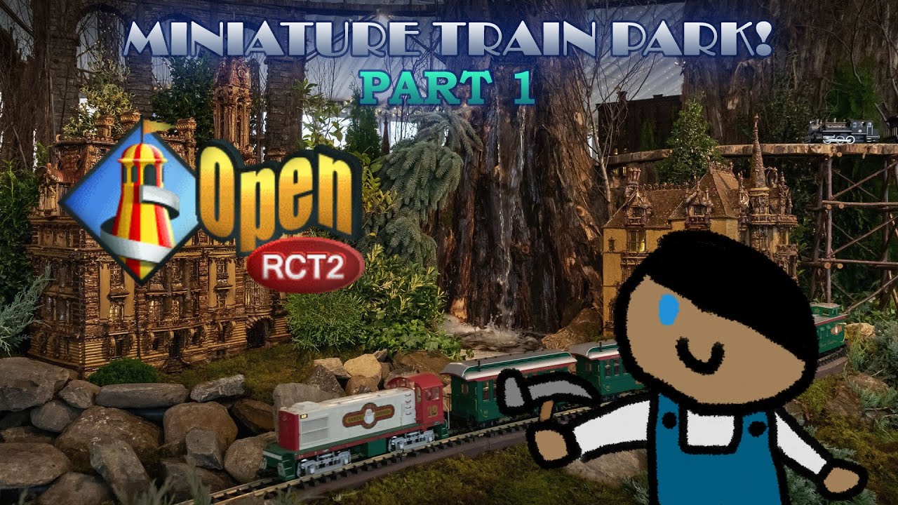 [OpenRCT2] Lets build a Miniature Train Park! (Part 1) - YouTube