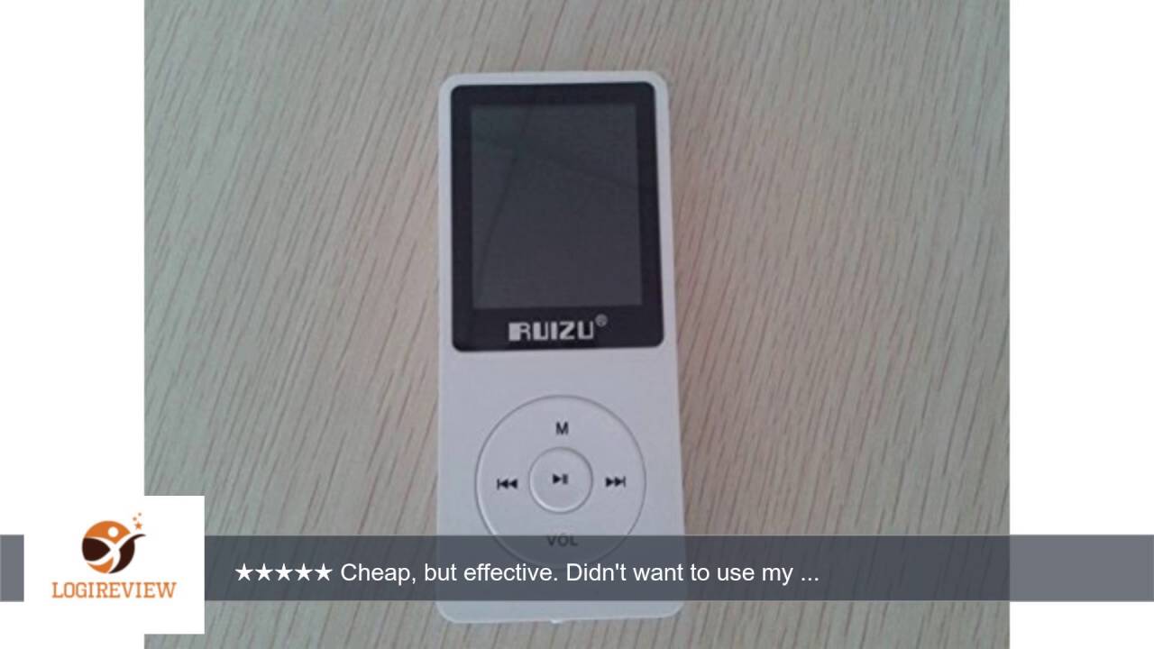 RUIZU X02 8GB LCD Screen Sport MP3 Player with FM Radio WHITE | Review ...