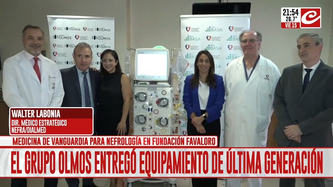 El Grupo Olmos entregó equipamiento de última generación a la Fundación ...