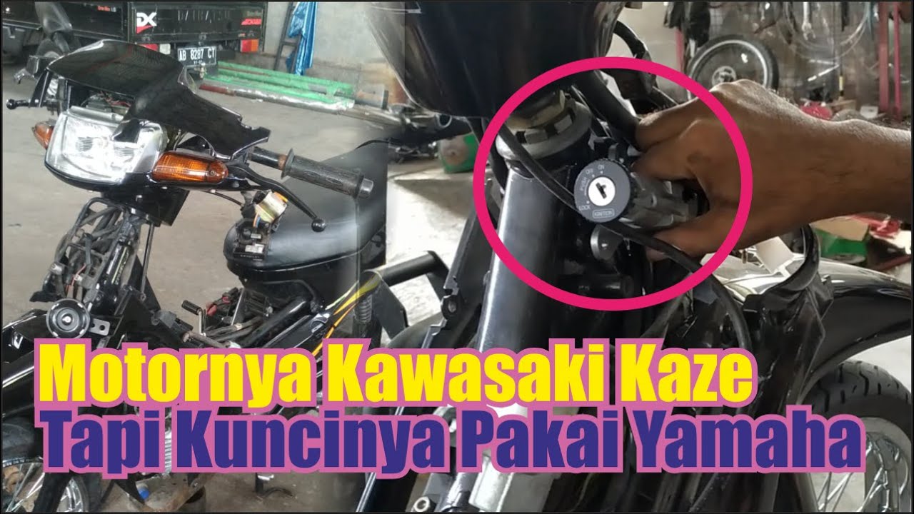 Ganti Kunci Motor Kaze R menggunakan Kunci Motor Yamaha - YouTube