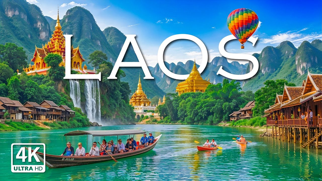 Laos 4K - Explore Vang Vieng, Luang Prabang & the Mekong - 4K Ultra HD ...