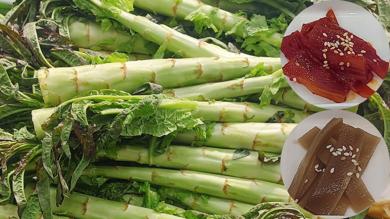 Korean Style Pickled Lettuce Stem / CELTUCE / 궁채 무침 장아찌 / 2 Flavors ...