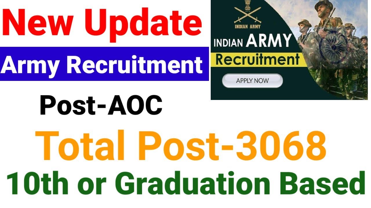 Army Ordnance Corps AOC Recruitment 2022 ¦¦ ¦ ALL IN ONE FORM UPDATE ...