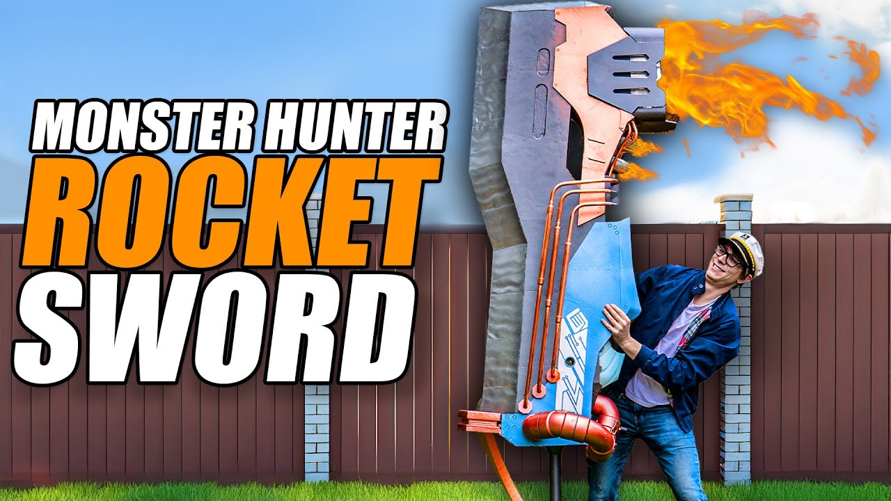 ROCKET SWORD SHOOTS REAL FIRE - YouTube