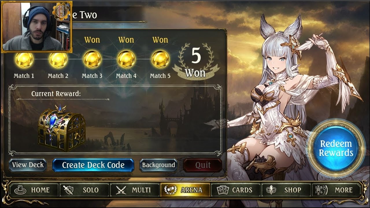 Shadowverse - Rebirth of Glory - Take Two - Forest (5-0) #3 - Com 2 ...