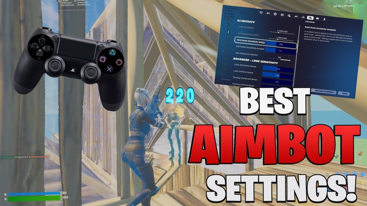 *NEW* Best Fortnite Controller Settings + Piece Control AIMBOT ...
