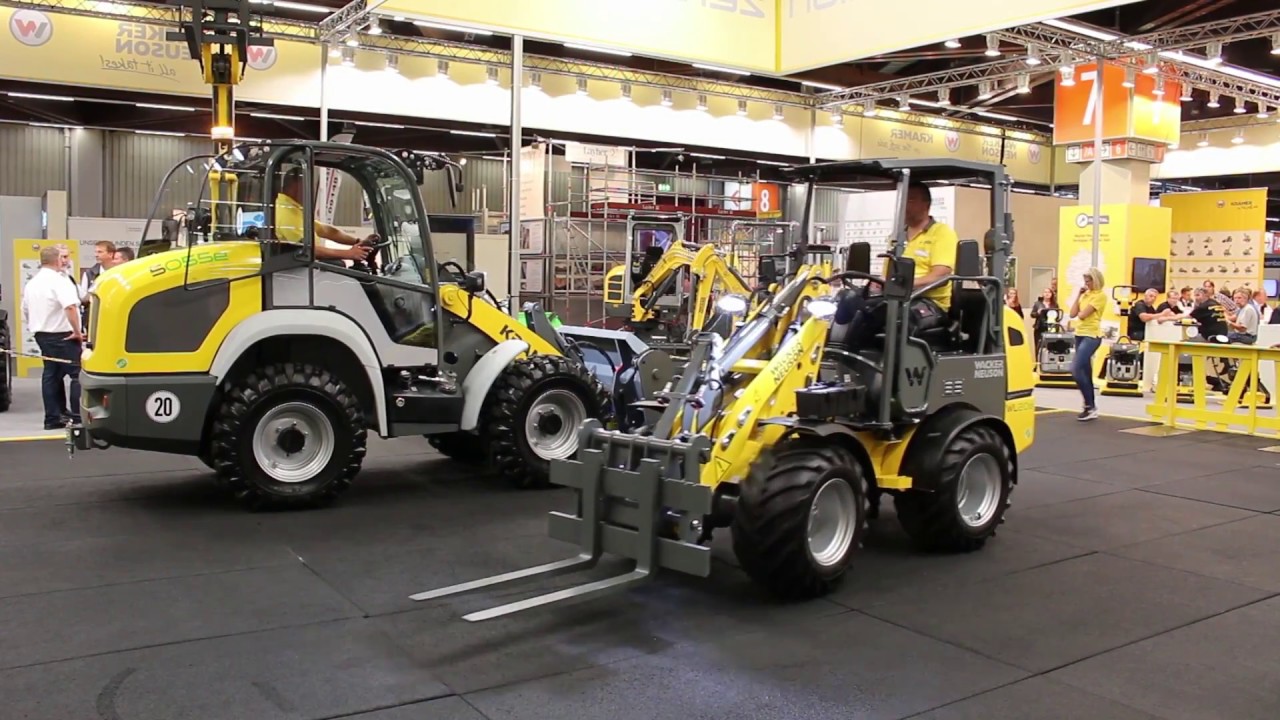 Kramer & Wacker Neuson Demoshow GaLa Bau 2016 - YouTube
