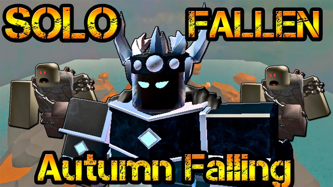 Solo Fallen Mode Roblox Tower Defense Simulator Autumn Falling - YouTube