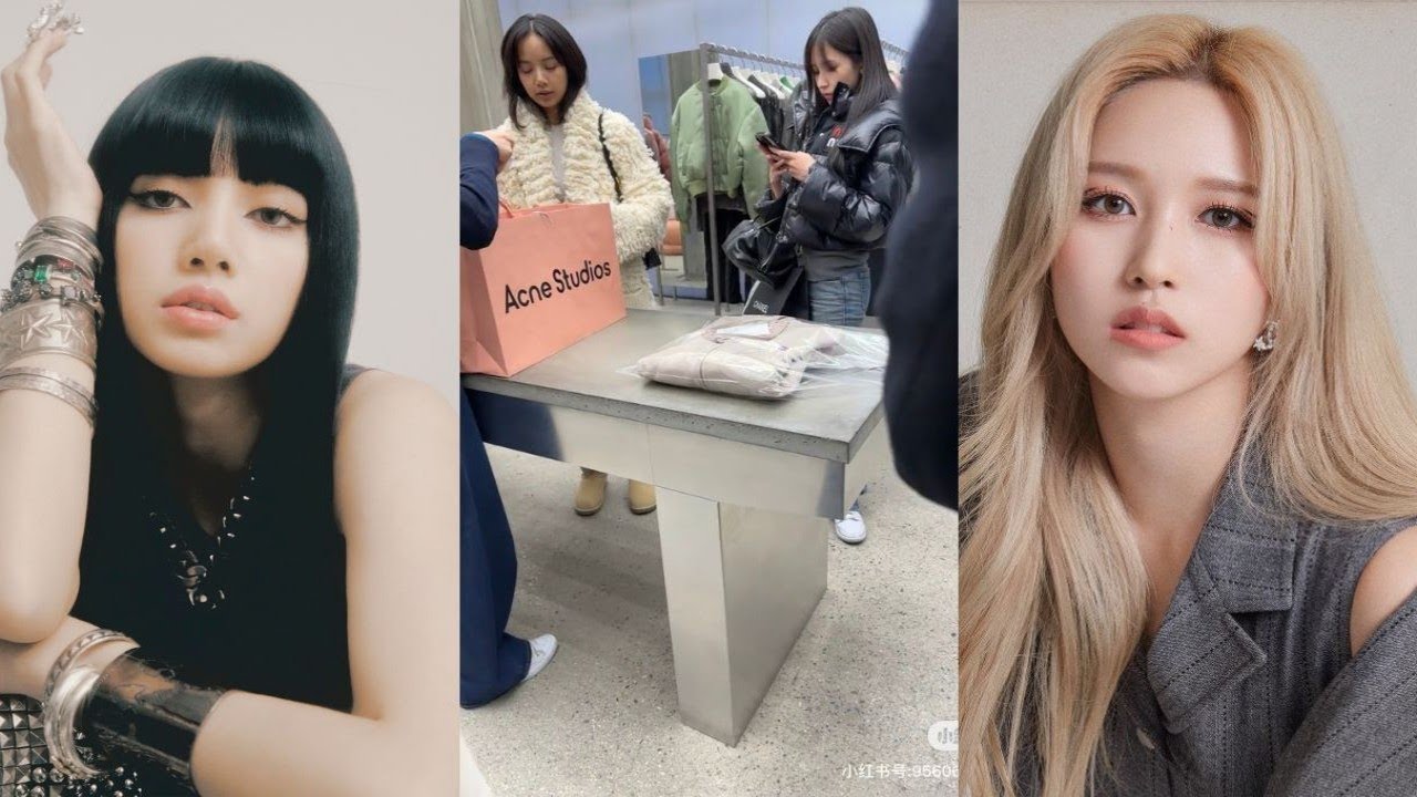 BLACKPINK’s Lisa and TWICE’s Mina spotted shopping together - YouTube