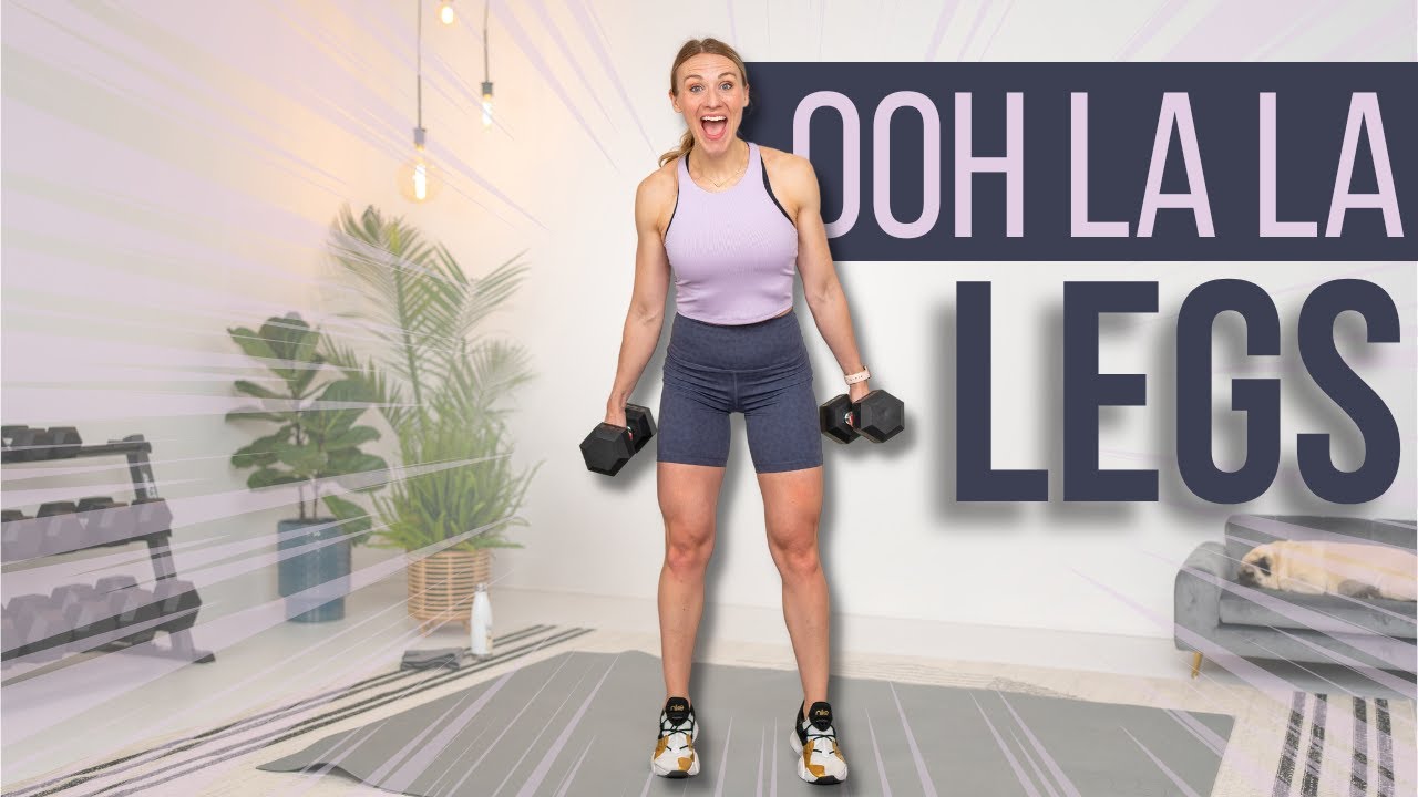 Lean LEGS & ABS dumbbell workout | Strength Training - YouTube