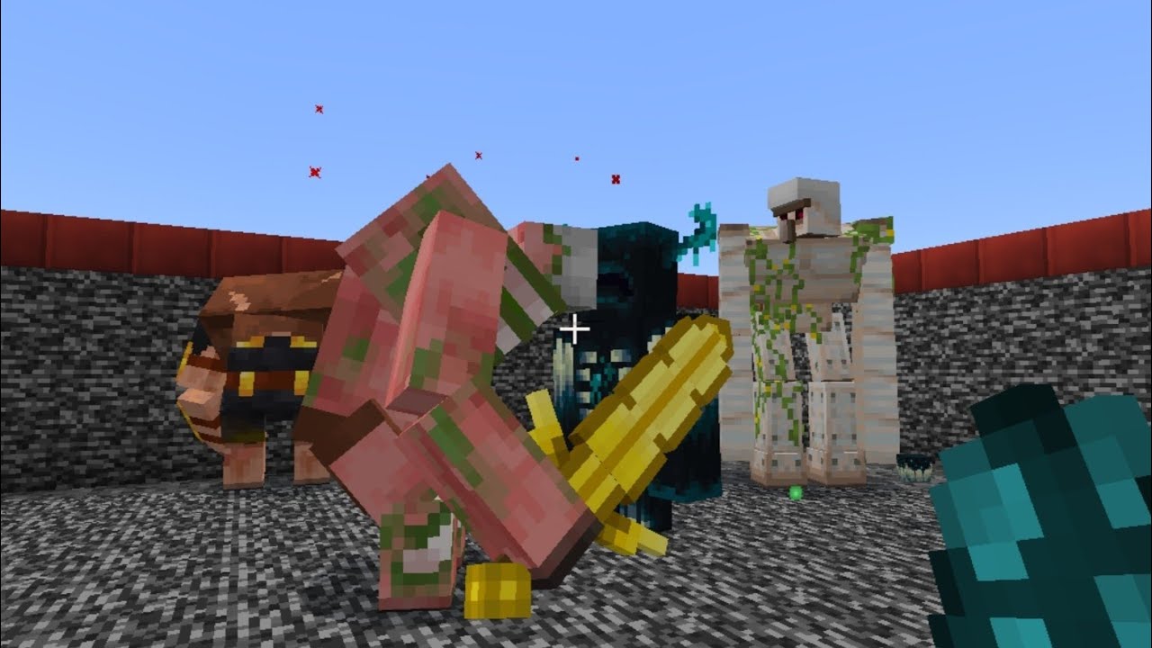 Mutant Golem vs MutantzombiefiedPiglin/PiglinBrute/Warden||MINECRAFT||# ...