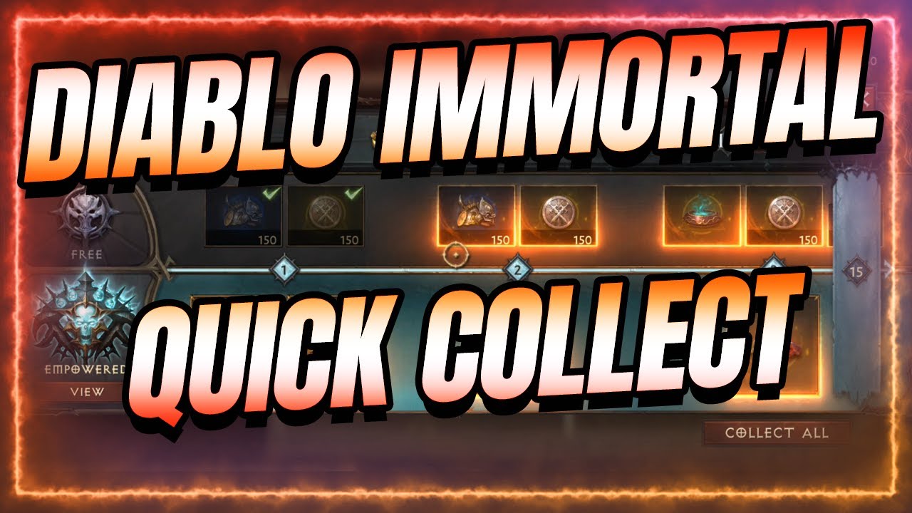 Battle Pass Quick Collect | Diablo Immortal - YouTube