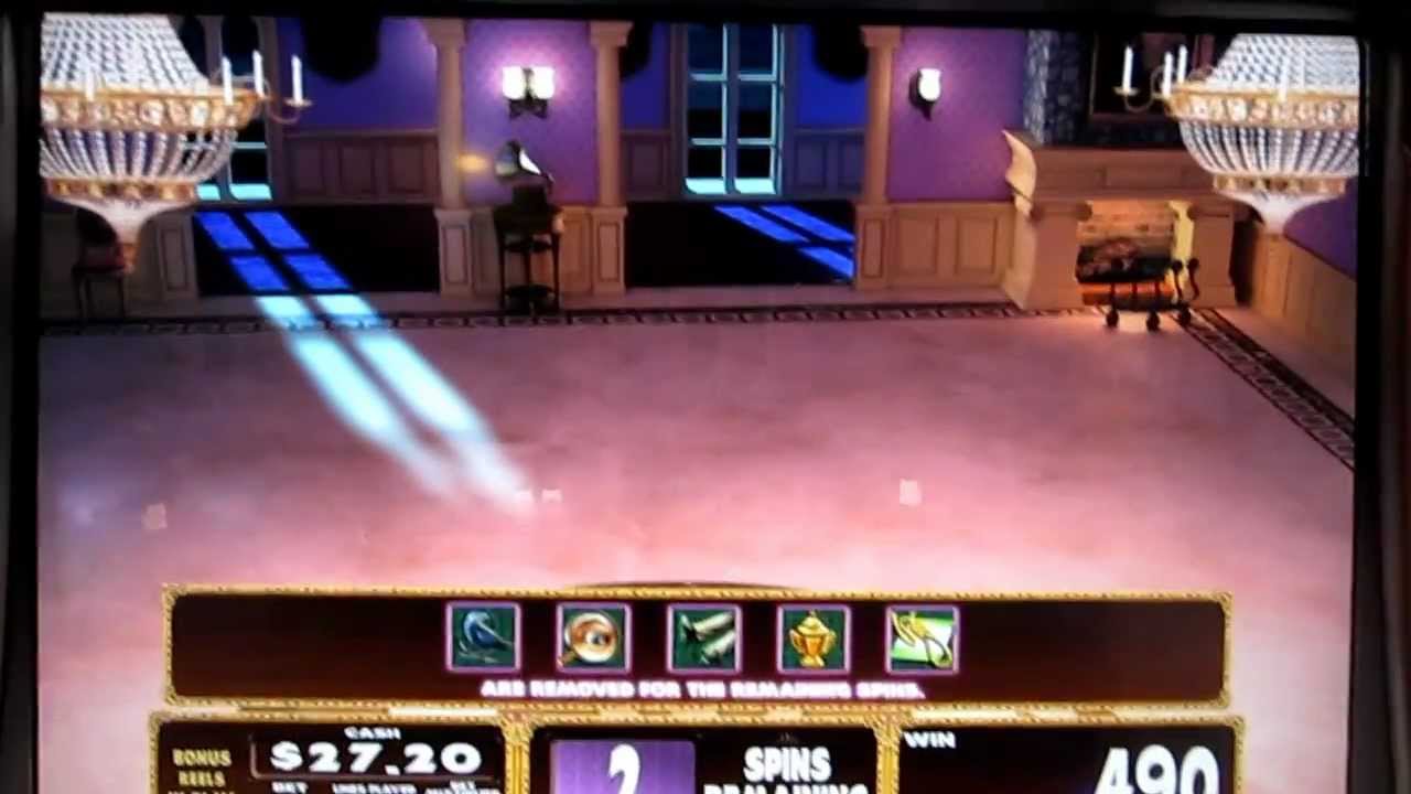 Clue Slot Machine, ballroom bonus - YouTube