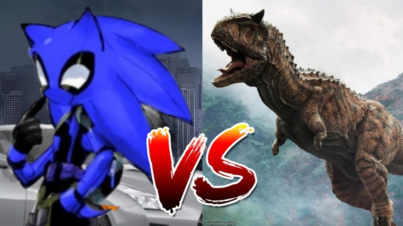 Blue Deadpool vs Los Carnotaurus Prime, (Dinosaur Hunter Dino City 2017 ...