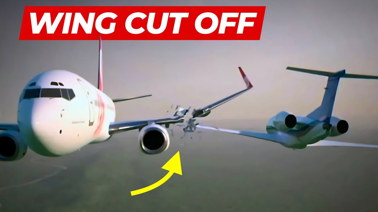 Wing Airliner Loses Part Of The LEFT WING - Can It Still Fly? - YouTube