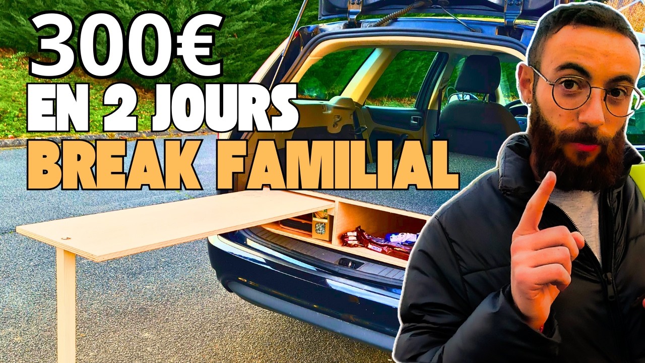 AMÉNAGER un BREAK en VAN pour 300€ : Étapes, astuces, explications ...