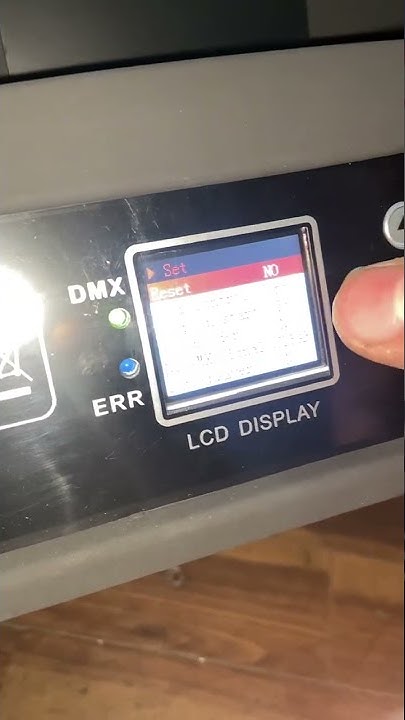 Cómo prender la lámpara en la cabeza móvil beam 260w marca Eurolight EU260 24 prismas y arcoíris ...