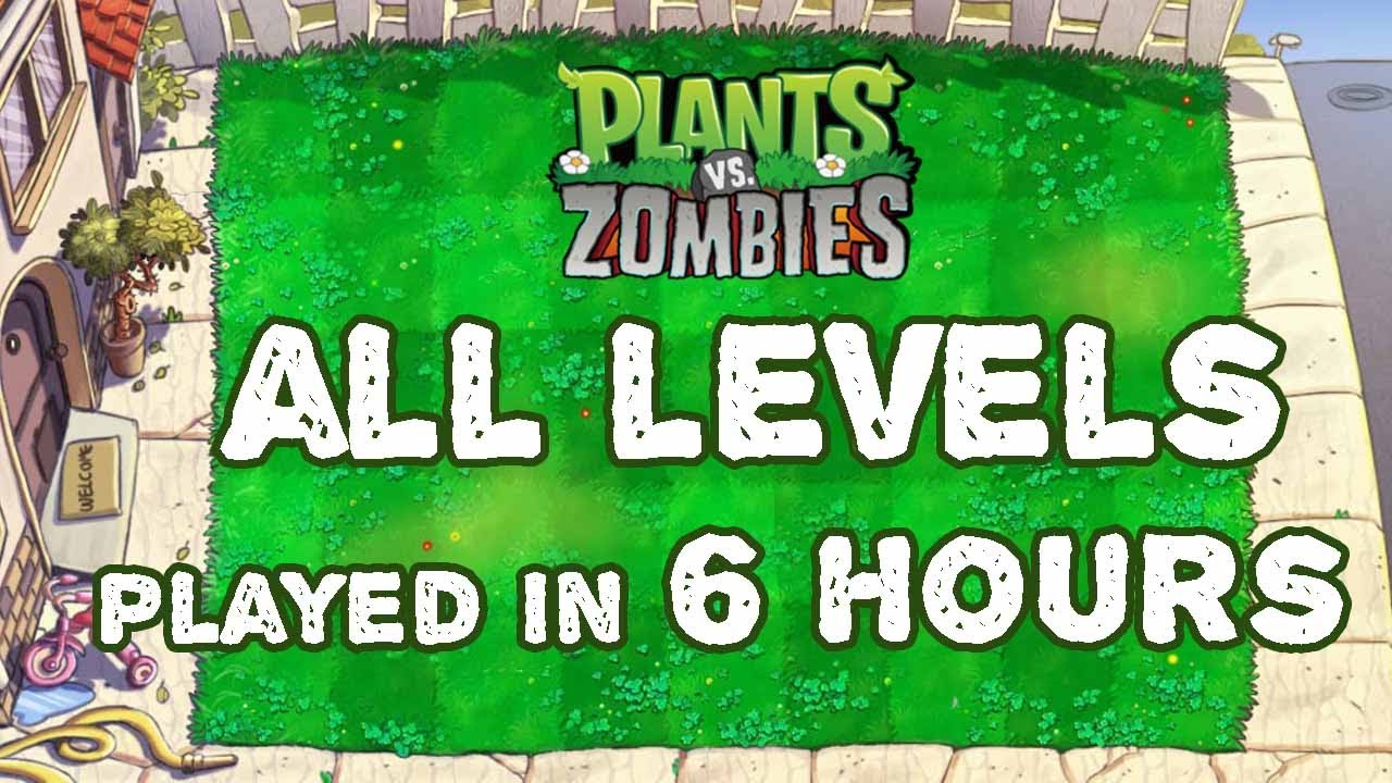 Complete Adventure Levels 1-1 to 5-10 in Normal Speed | Plants vs ...