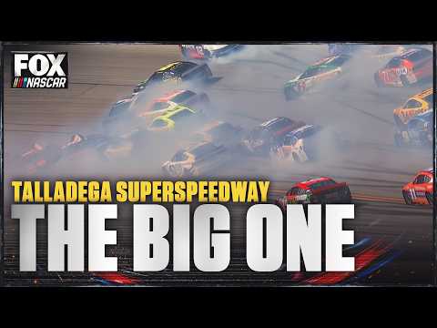 Bubba Wallace, Ryan Blaney, Joey Logano & more involved in 'Big One' at Talladega, causing red flag