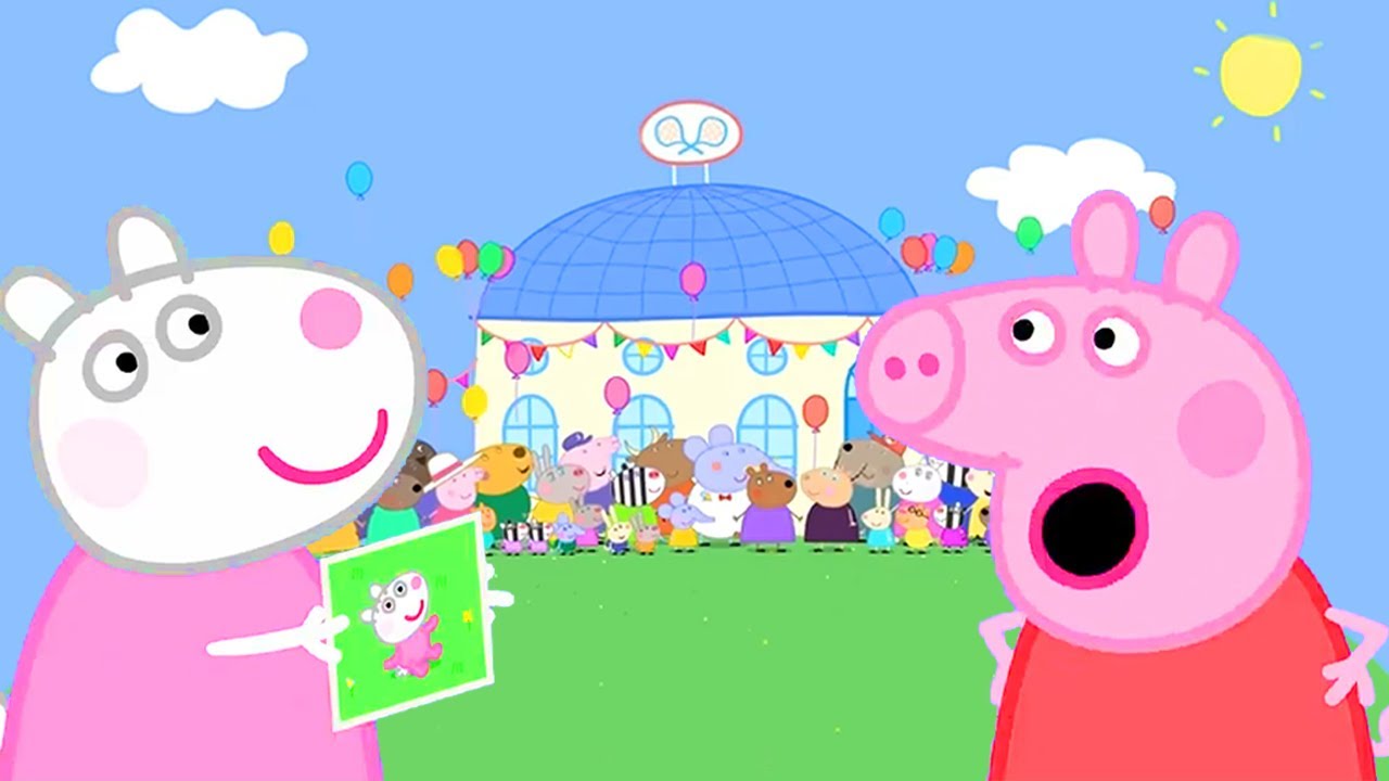 Peppa Pig George Happy Bucket! | Funny Peppa Pig Try Not To Laugh ...