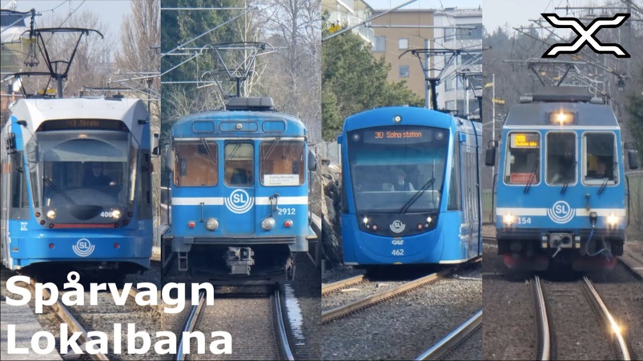 Spårvagn | Lokalbana | Tram | Light rail | Stockholm | Sweden | SL ...
