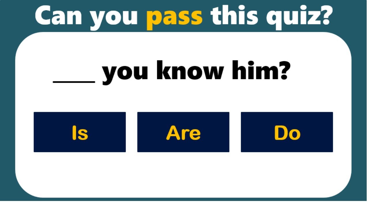 English Grammar quiz! USE OF HELPING VERBS! Can you solve this quiz and ...