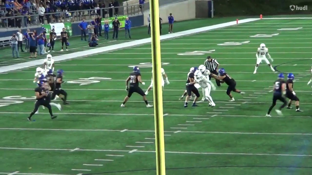 Cameron Eden #1 Varsity LB FB 2018 - YouTube