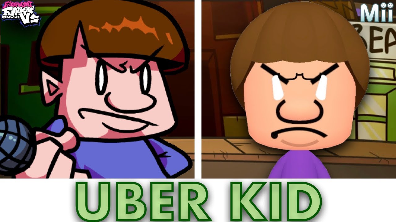 UBER KID VS FNF ONLINE MOD Mii! - YouTube