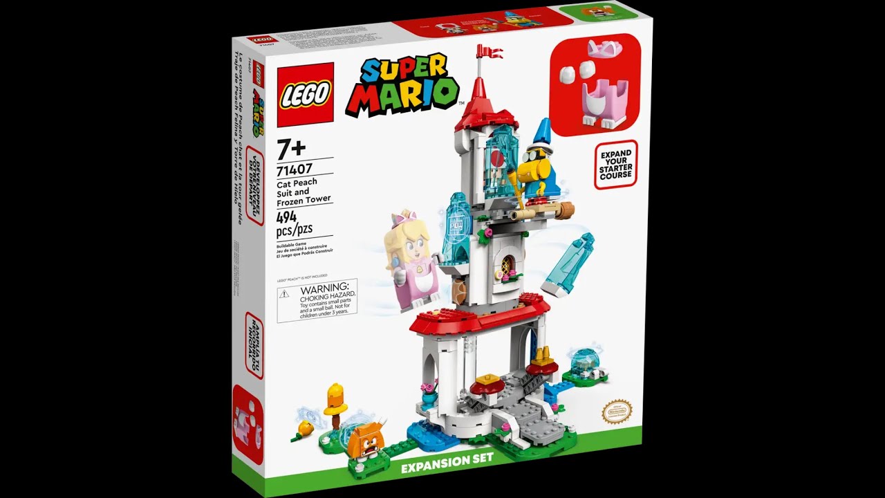 71407 - LEGO Super Mario Cat Peach Suit & Frozen Tower Expansion Set ...