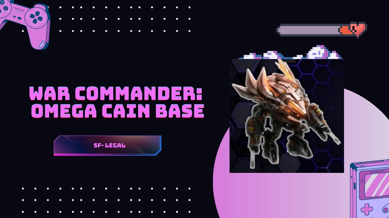 War Commander : OMEGA CAIN BASE | Under 2mins | Free Repair | Rubi on | Lazy Way - YouTube