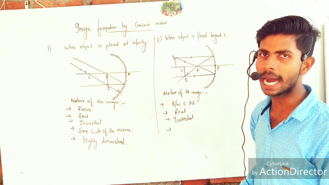 Image formation by concave mirror ( class 10) Light - YouTube