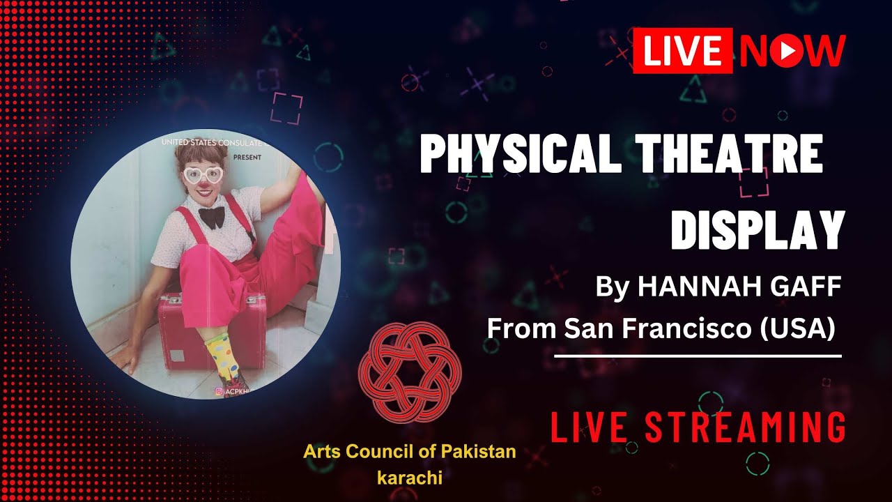 LIVE📍 PHYSICAL THEATRE DISPLAY BY HANNAH GAFF - YouTube