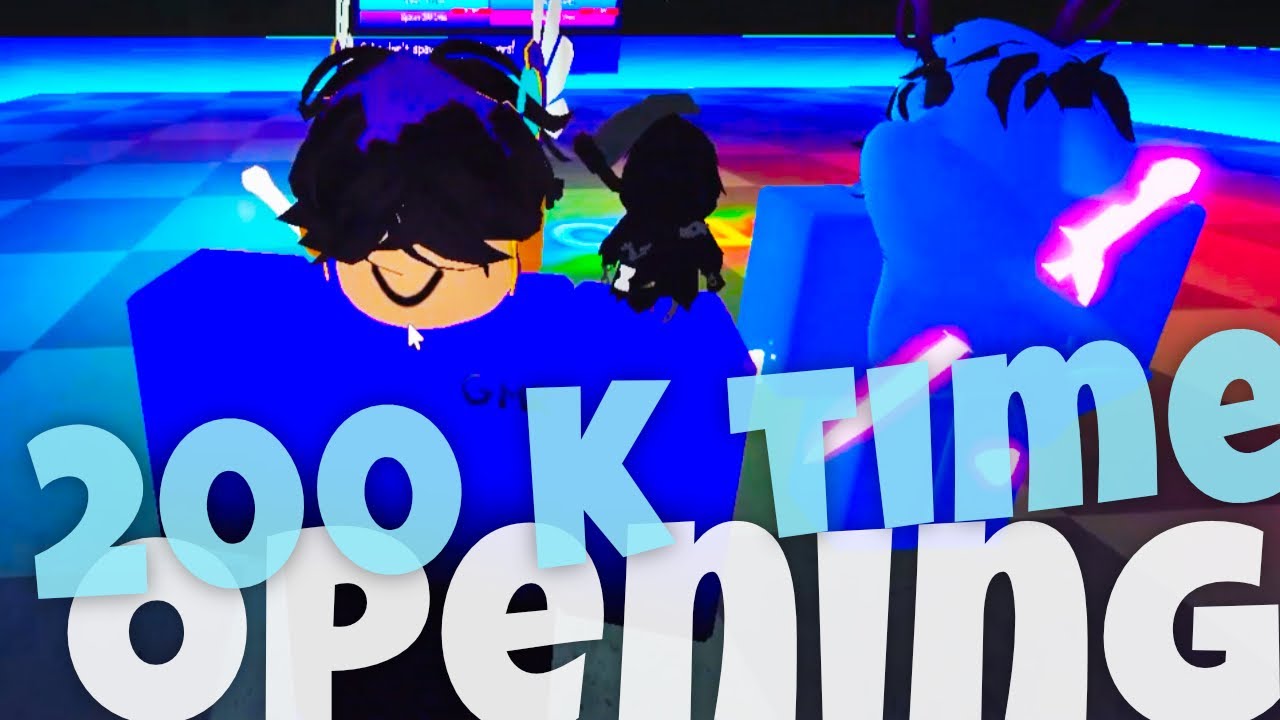 200K OPENING in STEAL TIME FROM OTHERS (ROBLOX) - YouTube