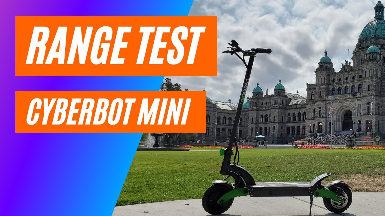 Cyberbot Mini Electric Scooter Range Test - YouTube