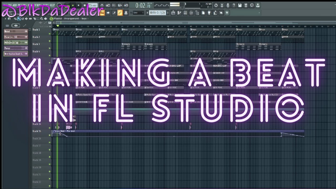 Making a beat in FL Studio | Mixing, Arrangement, Creating Artwork and ...