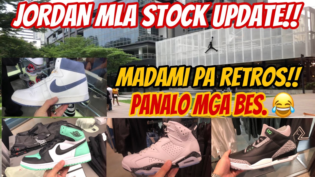 JORDAN MANILA BGC! STOCK UPDATE! Ano ba mga laman?? - YouTube