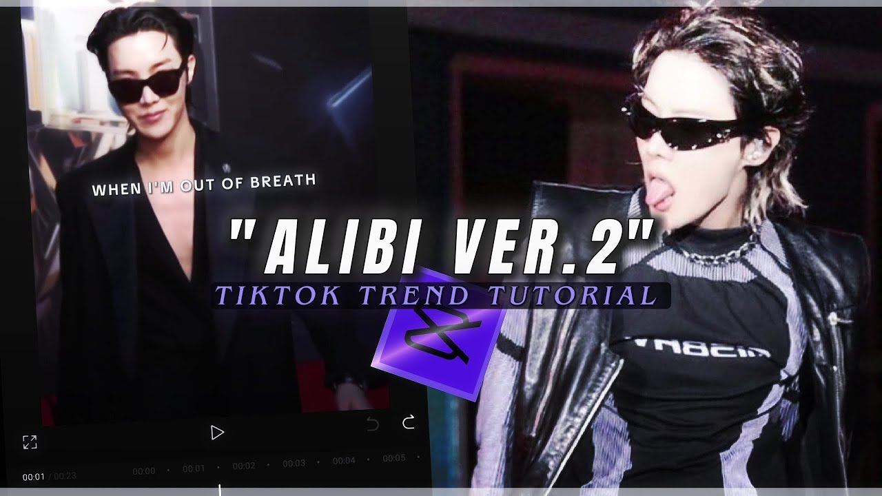 "ALIBI" VER.2 tiktok trend edit tutorial - capcut - YouTube