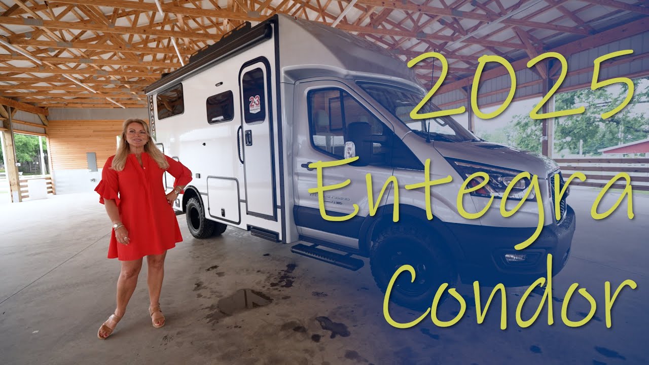 Luxury RV Tour – 2025 Entegra Condor - Class C Gas - YouTube