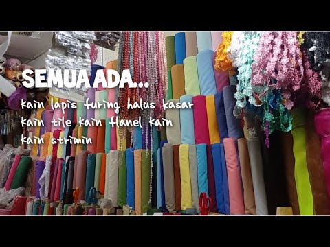 Belanja Kain Lapis Furing Tile Flanel Satin Strimin Organdi | Pusat ...