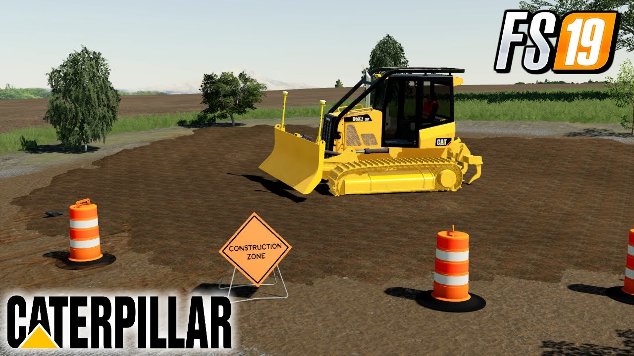 NEW CAT DOZER 🚧 D5K2 LGP 🚧 LOAN OAK TP MAP FARMING SIMULATOR 19 - YouTube