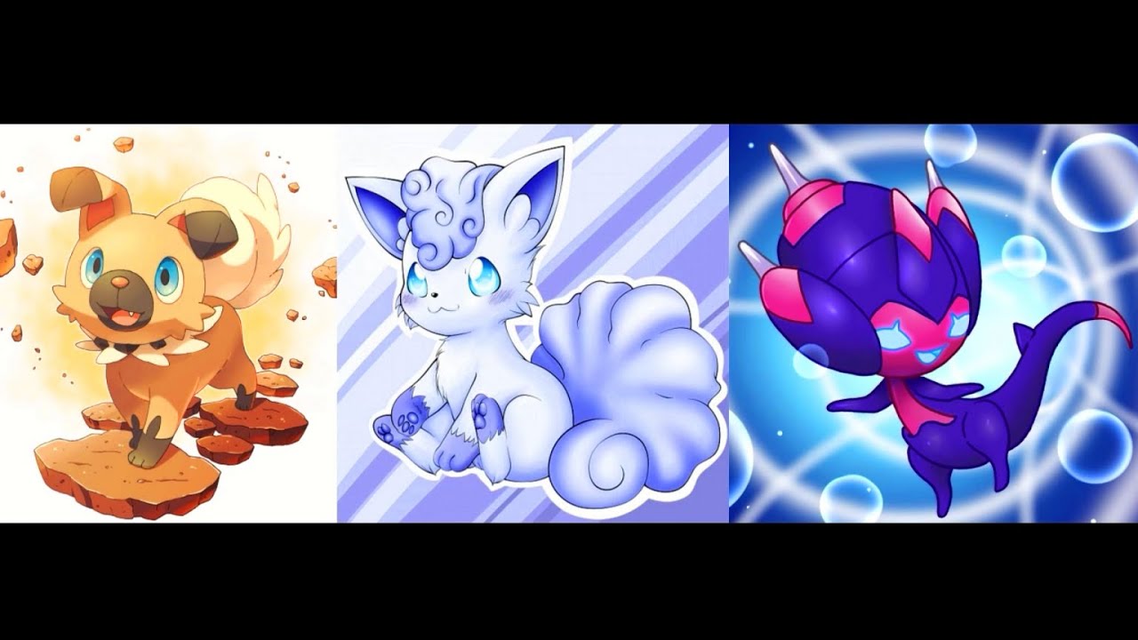 Rockruff, Alolan Vulpix, Poipole AMV - I don't wanna go - YouTube