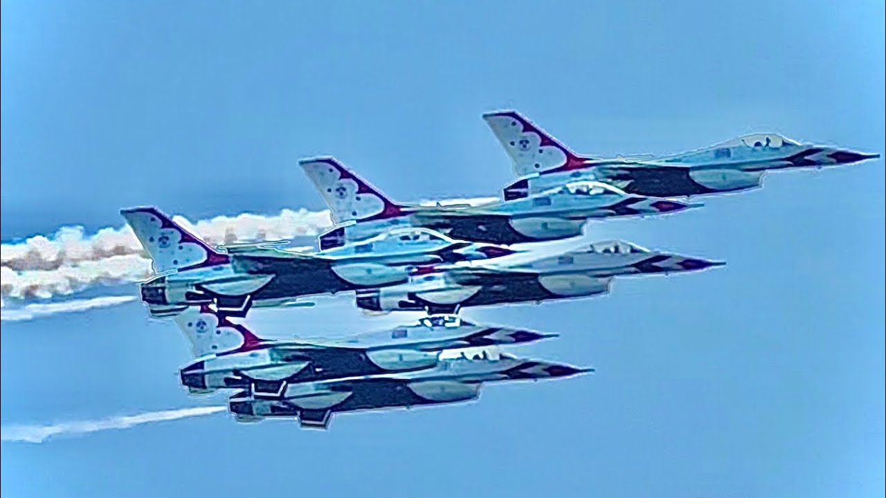 Thunderbirds Air Force | Great Pacific AirShow 2023 - YouTube