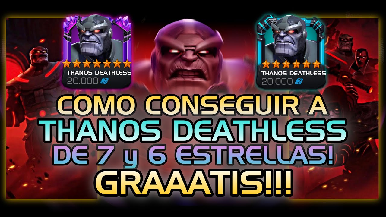 COMO CONSEGUIR A THANOS DEATHLESS DE 7⭐ GRATIS! | MAUSOLEO DEATHLESS Y ...