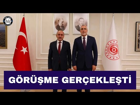 ÇALIŞMA BAKANI VEDAT IŞIKHAN’a ZİYARET YAPILDI! KONU NEYDİ?! 