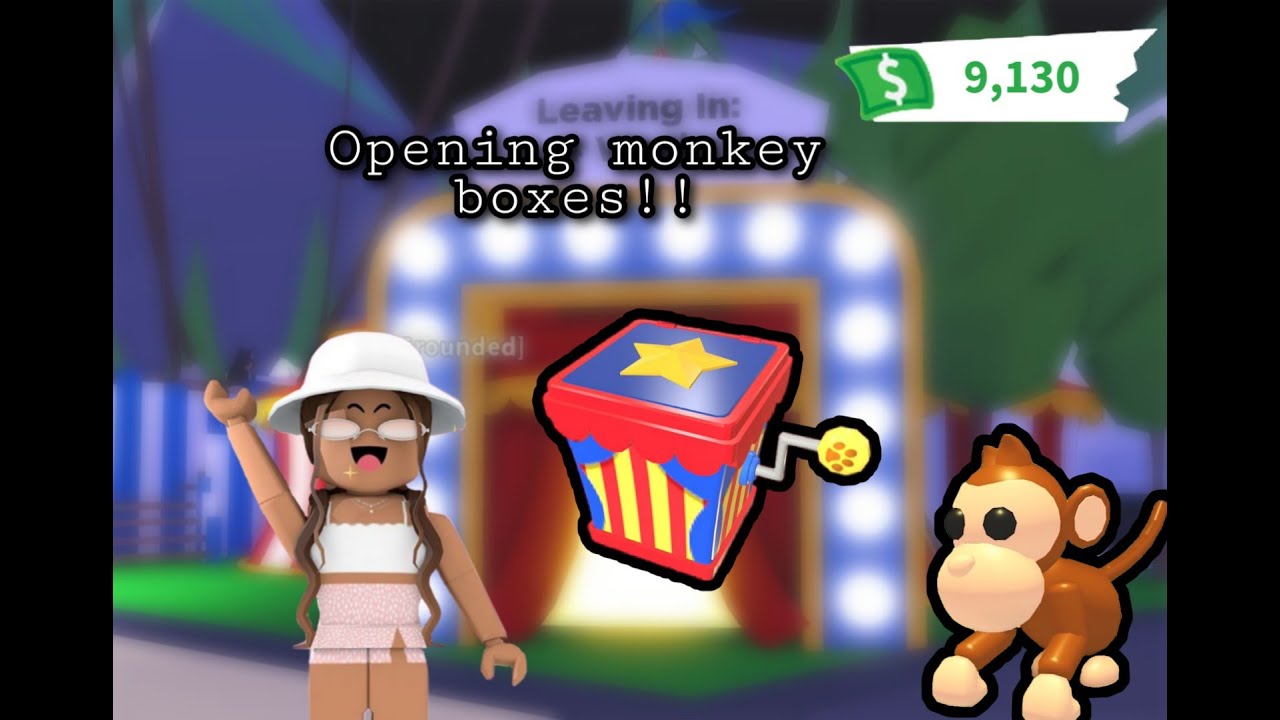 Opening MONKEY BOXES in adopt me🙈 / Roblox adopt me - YouTube