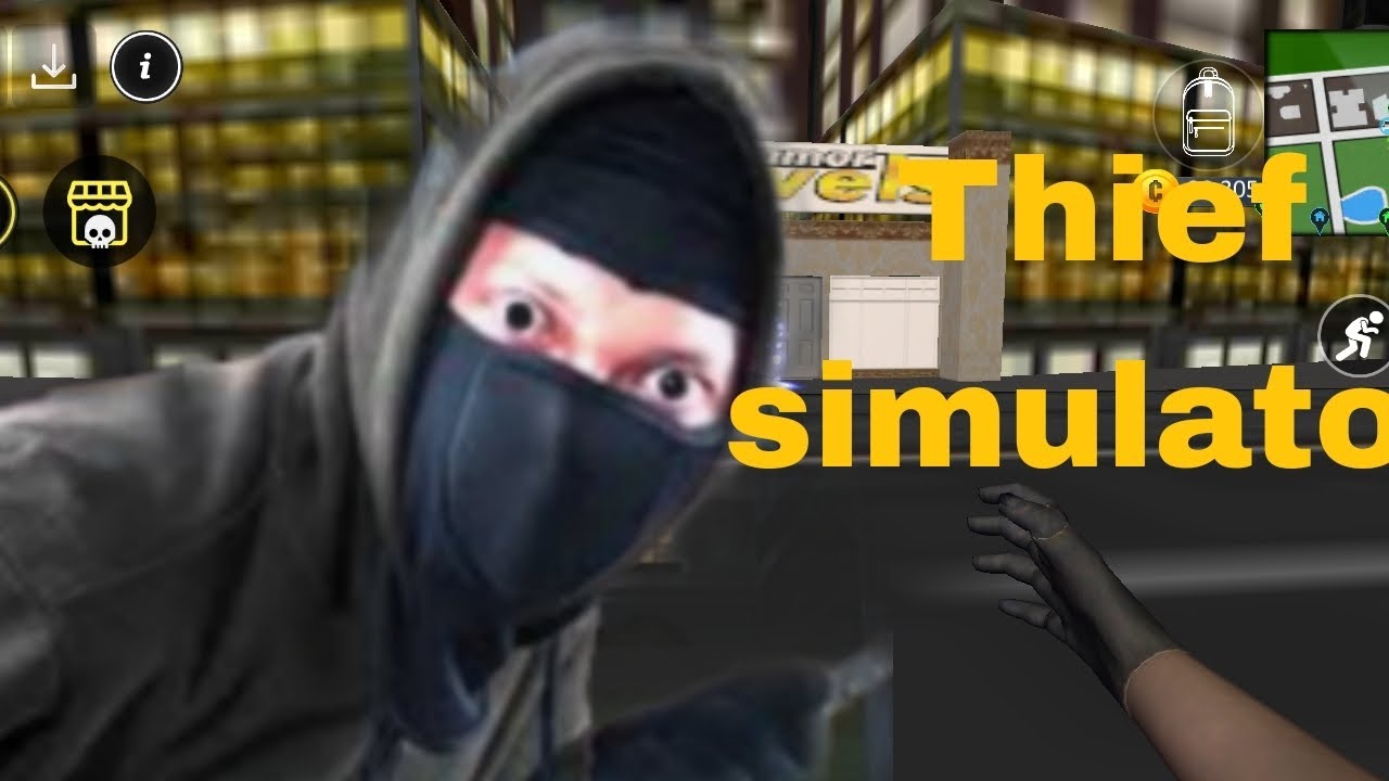 I robbed the jewellry store | Thief simulator - YouTube
