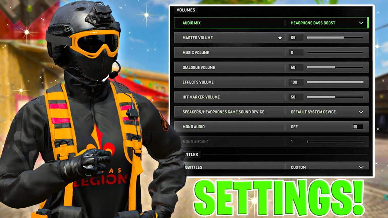 Best Sound Settings For Warzone 2 Console Pc Best Audio Settings