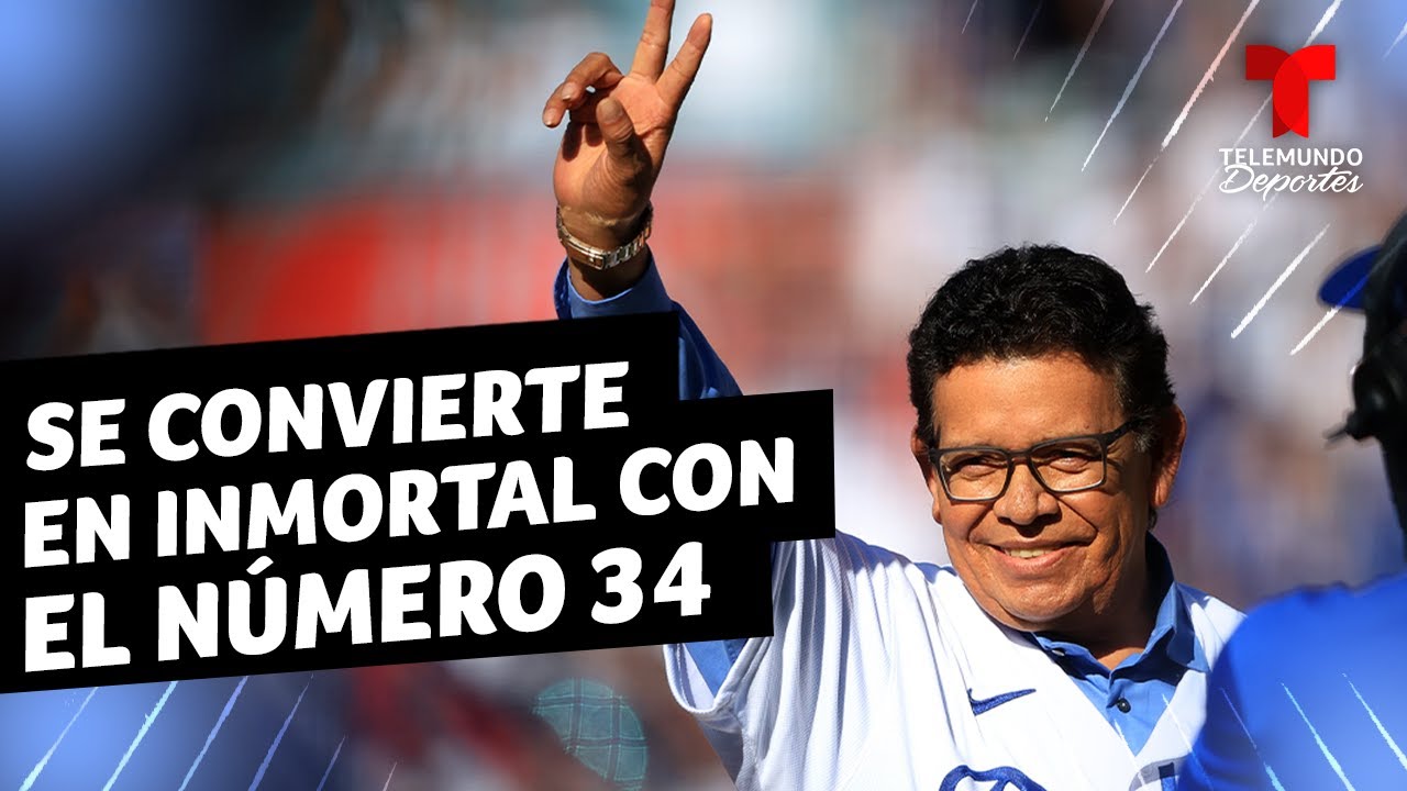 Fernando Valenzuela se convierte en inmortal con el número 34 ...