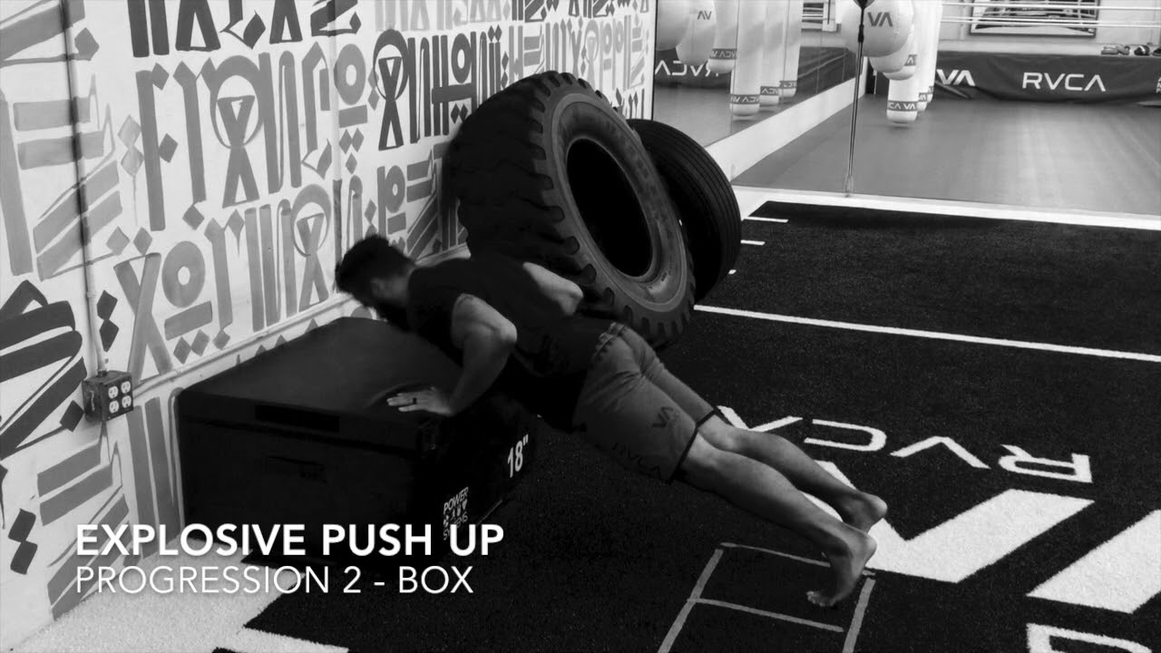 Explosive Push Up Progression - YouTube